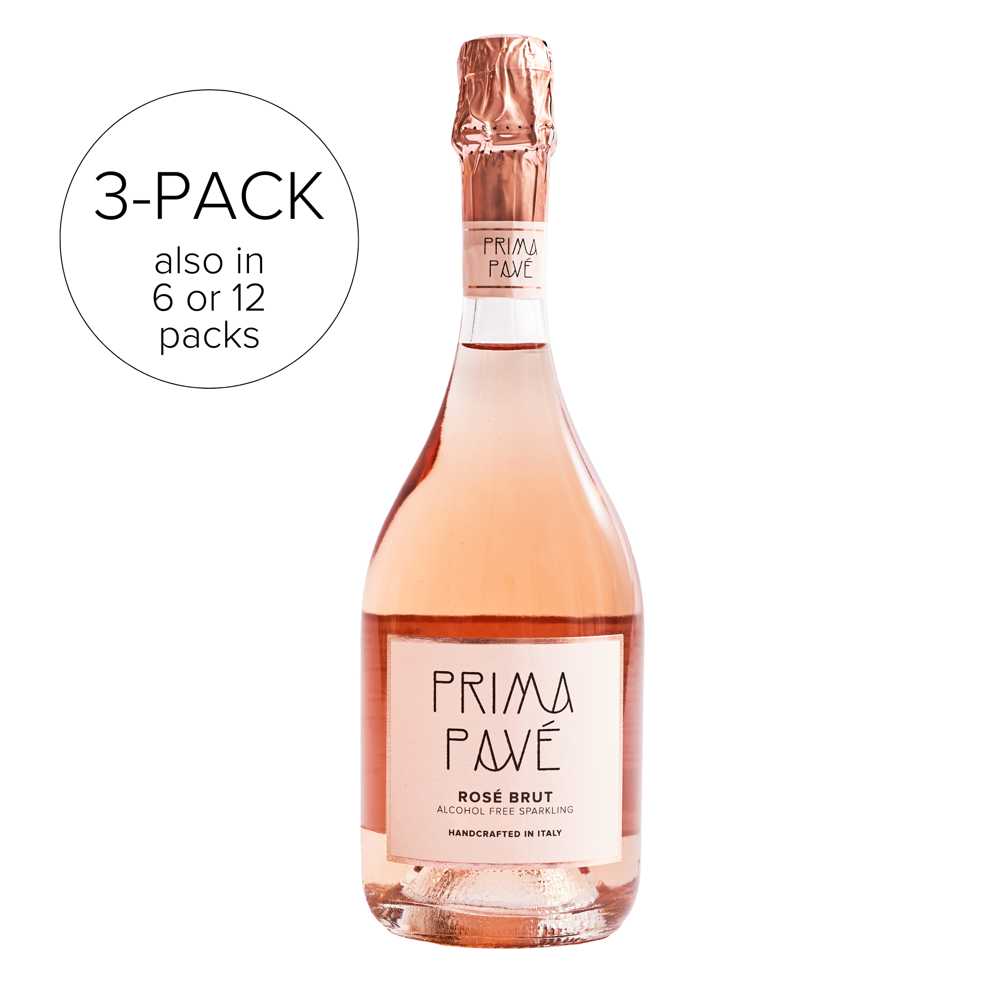 Prima Pavé Rose Brut Sparkling Non-Alcoholic Wine – Better Rhodes