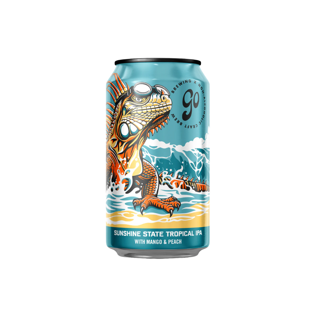 Go Brewing Non-Alcoholic Sunshine State Tropical IPA | 6-pack – Better ...