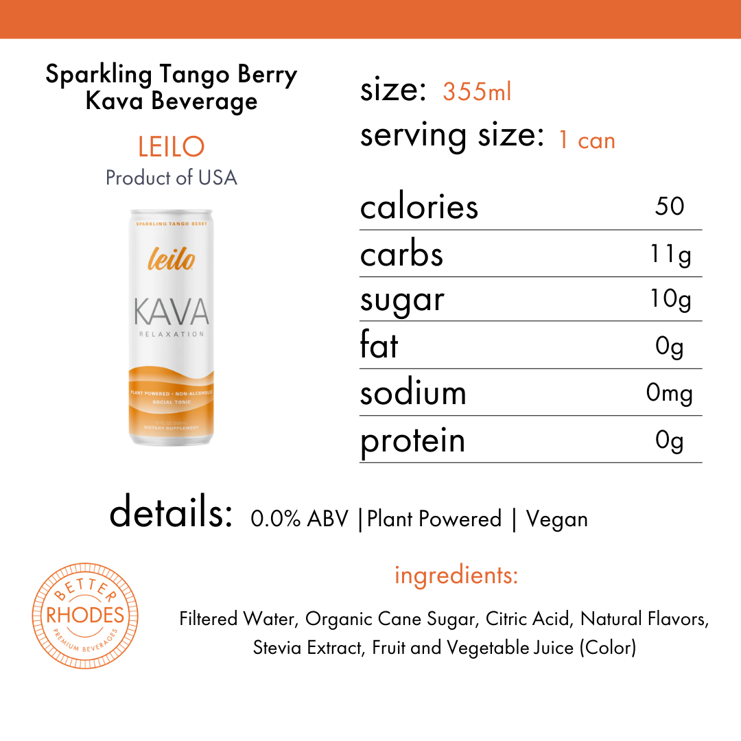 Leilo Kava Social Tonic Sunset Variety | 12-pack – Better Rhodes